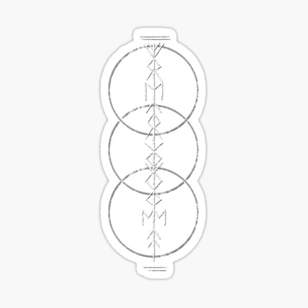 "Freyr's Spell Runes" Sticker for Sale by FreyrsSpell | Redbubble