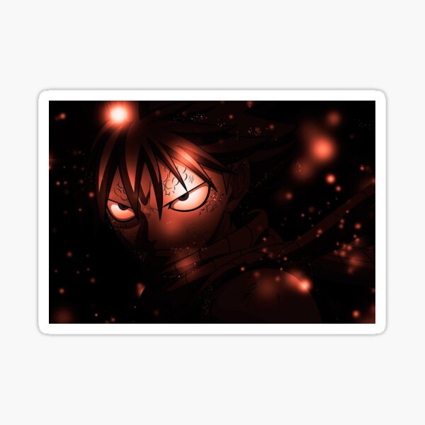 "Fairy Tail Natsu" Sticker by terpres | Redbubble
