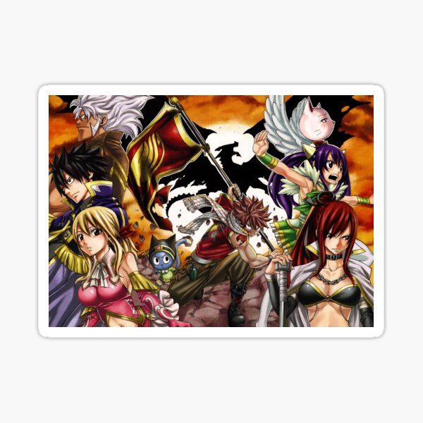"Fairy Tail" Sticker by terpres | Redbubble