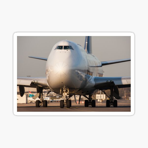 "Boeing 747" Sticker by manuspotter | Redbubble