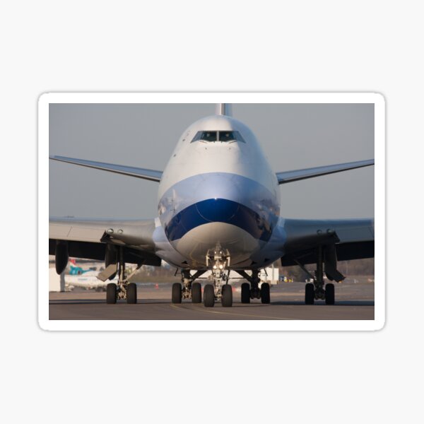 "Boeing 747" Sticker by manuspotter | Redbubble