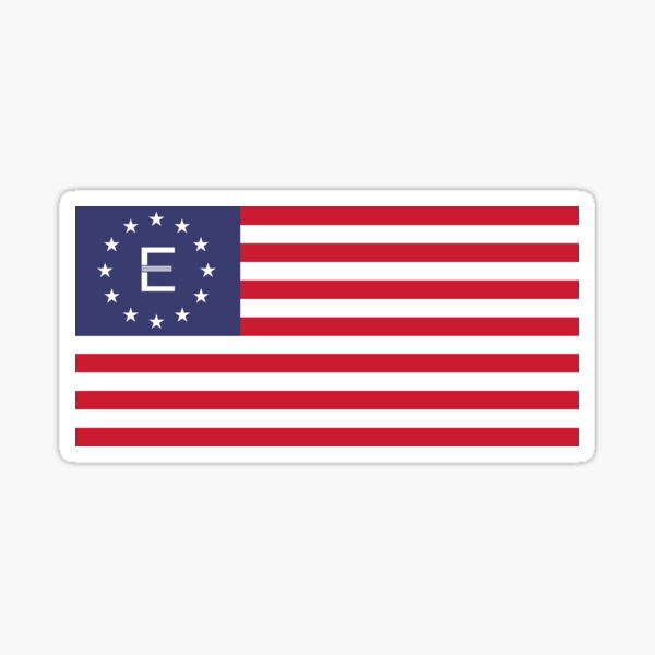 "Fallout 76 Enclave Flag" Sticker by Spider-Mayne | Redbubble