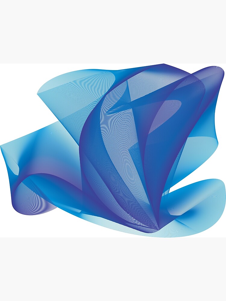 "Blue Rose Line Art" Poster by hywidner | Redbubble