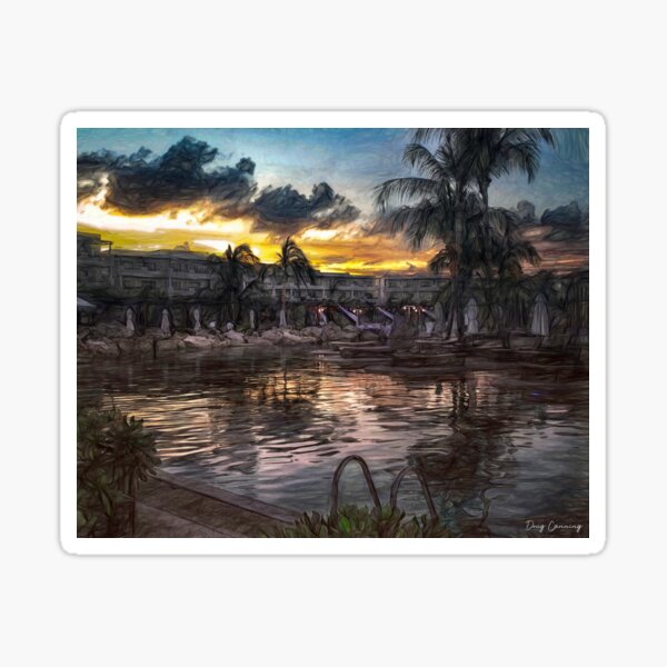 "Resort" Sticker by dscanning | Redbubble