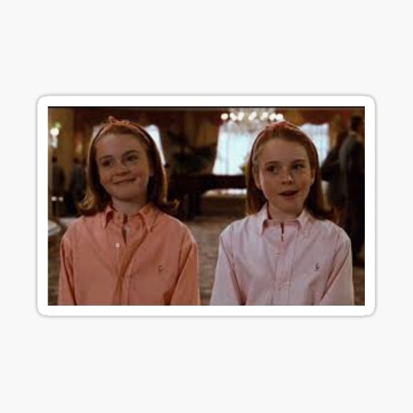 "the parent trap annie and hallie" Sticker by nataliadsou | Redbubble