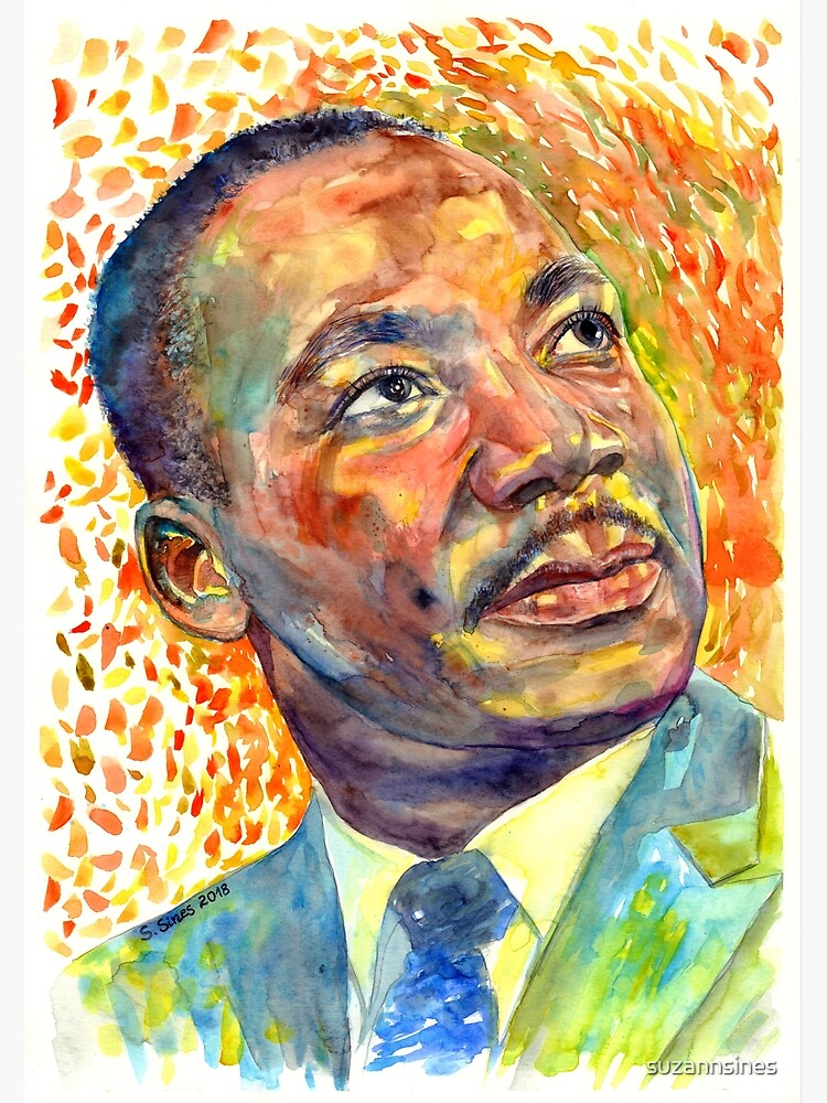Martin Luther King Jr portrait Premium Matte Vertical Poster sold by ...