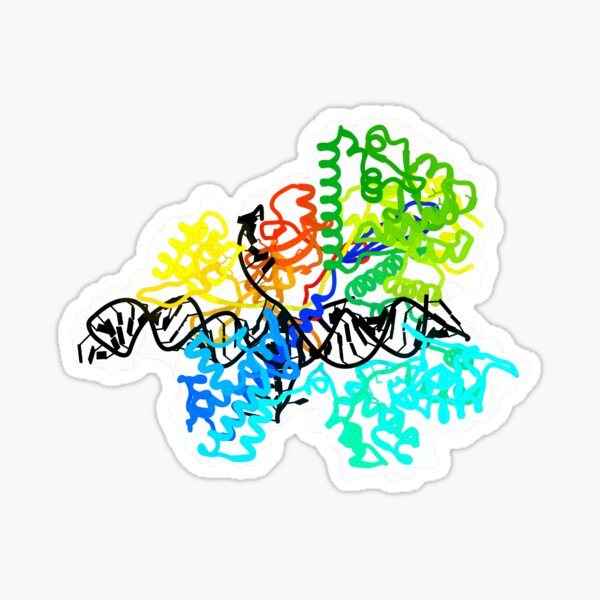 "CRISPR Cas9" Sticker by 3D-Biology | Redbubble