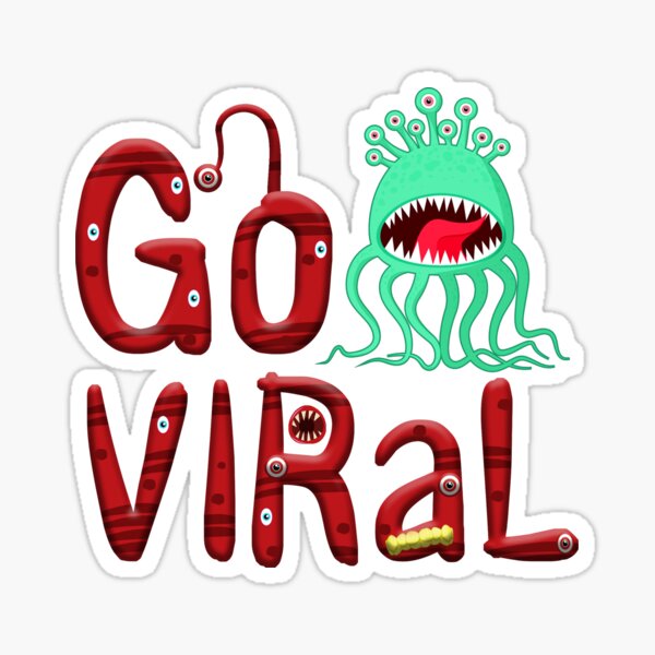Pegatina «Go Viral Board Game Design - Juegos de mesa» de MeepleDesign ...