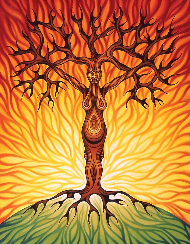 "Goddess of Fire" by Sarah Jane Bingham | Redbubble