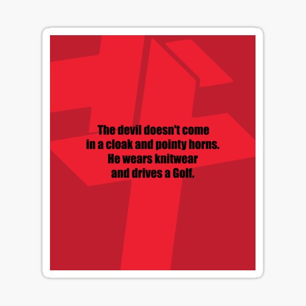 "The Devil" Sticker for Sale by The-Keepers | Redbubble