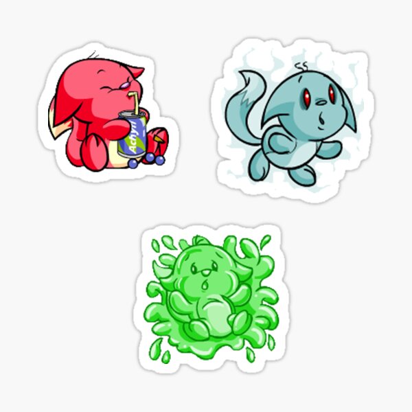 "Kacheek Sticker Set - Neopets" Sticker by neostickers | Redbubble