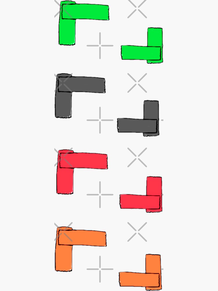 "Spike Marks" Sticker for Sale by notastranger | Redbubble