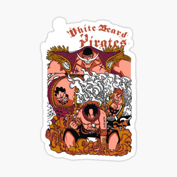 Whitebeard Pirates Stickers | Redbubble