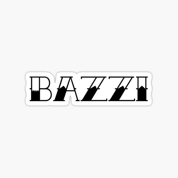 "bazzi tattoo cosmic black" Sticker for Sale by nguyenorlose | Redbubble