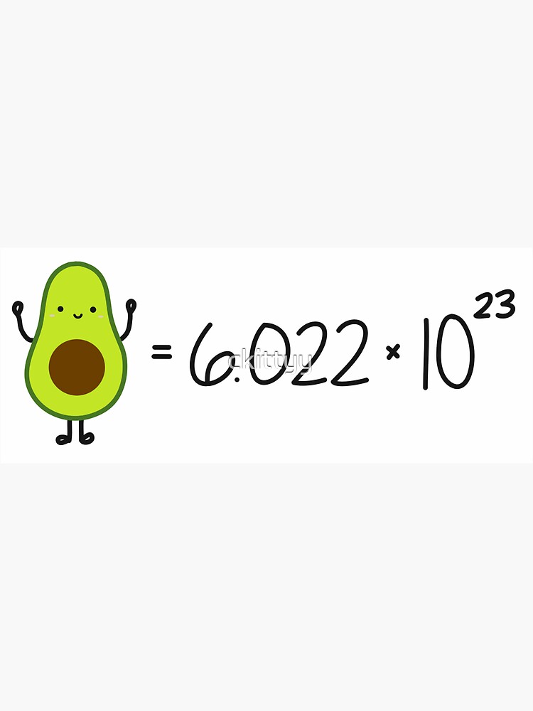 "Avocado's Number" Sticker for Sale by ckittyy | Redbubble