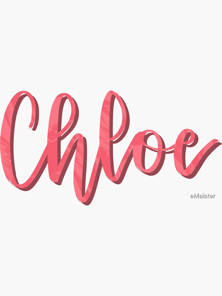 "Chloe" Sticker by eMaister | Redbubble