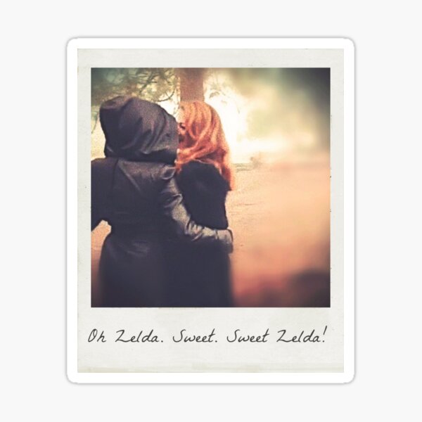 "Oh Zelda. Sweet. Sweet Zelda! " Sticker for Sale by amberoniii28 ...
