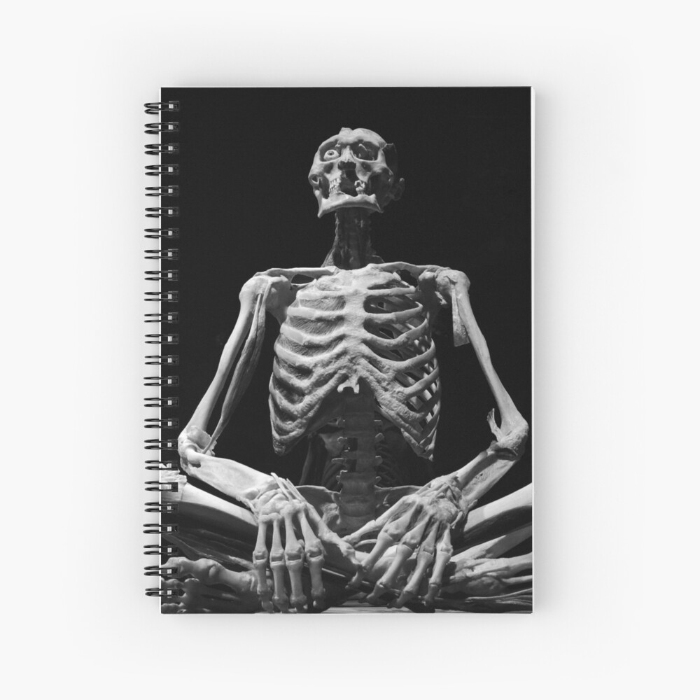 "Human skeleton" Spiral Notebook for Sale by MarketVisionAV | Redbubble