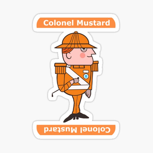Cluedo Stickers | Redbubble