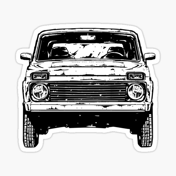 Lada Niva Stickers | Redbubble