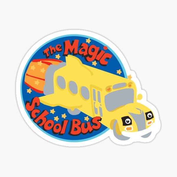 "Magic School Bus" Sticker by Deelara | Redbubble