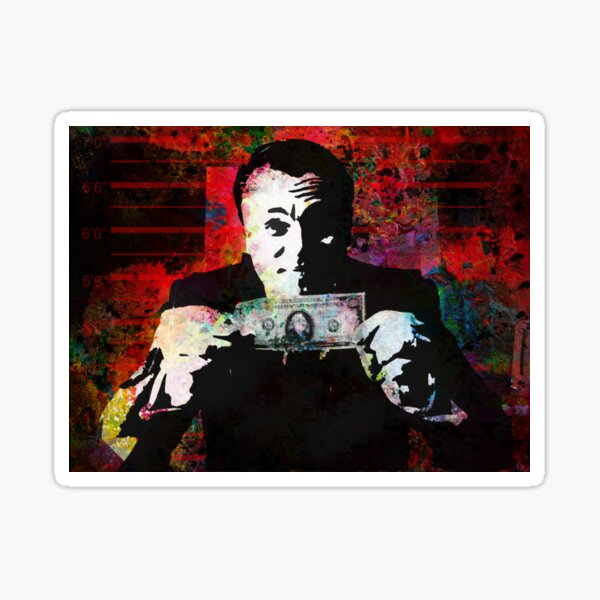 "Wolf of Wall Street" Sticker by SuccessHunters | Redbubble