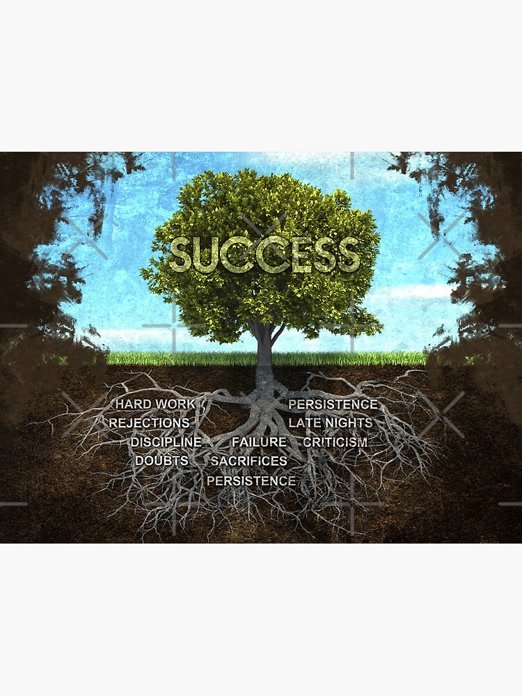 "Success Tree Entrepreneur Motivation" Poster by SuccessHunters | Redbubble