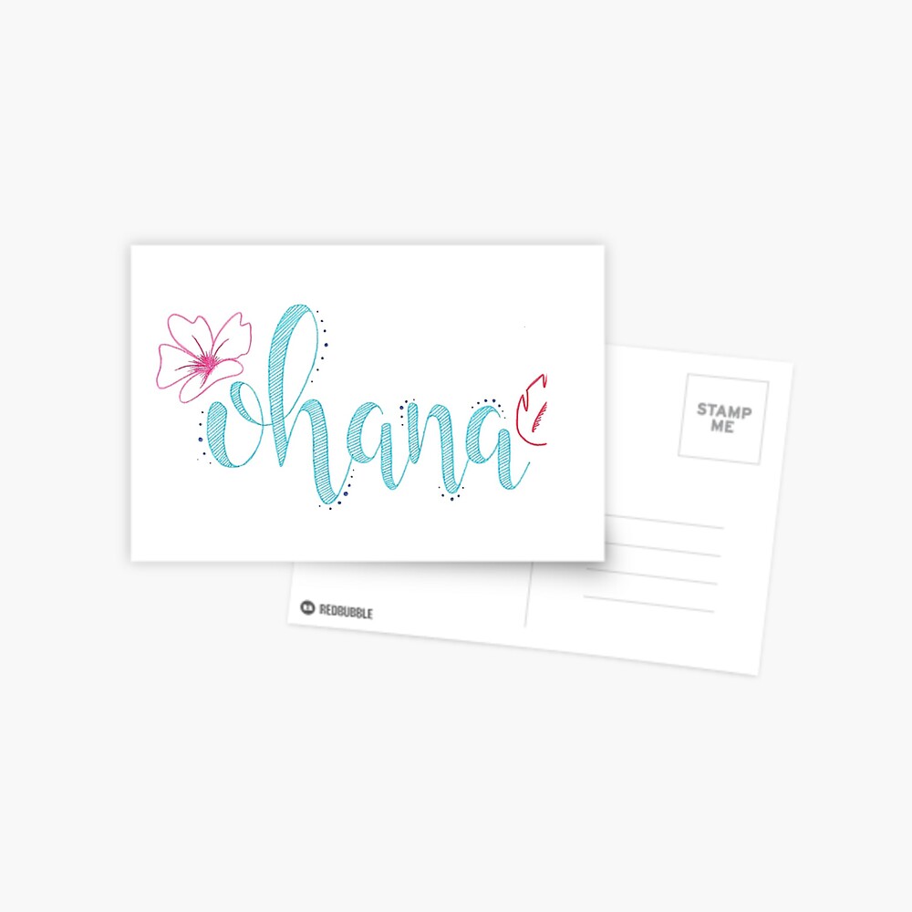 "Ohana ~ Word Art" Sticker for Sale by Kandace Guzman | Redbubble