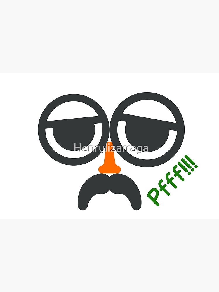 "Pfff Face" Poster by Henrylizarraga | Redbubble