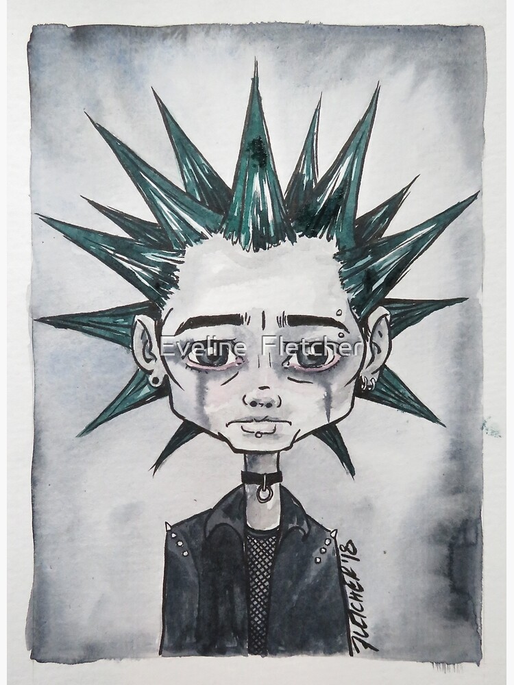 "Sad Punk" Poster for Sale by jayselsewhere | Redbubble