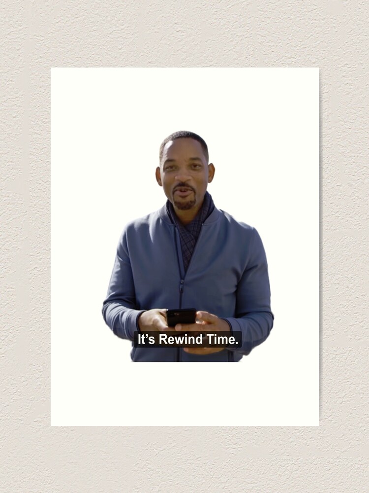 "Its Rewind Time Meme" Art Print for Sale by cebols | Redbubble