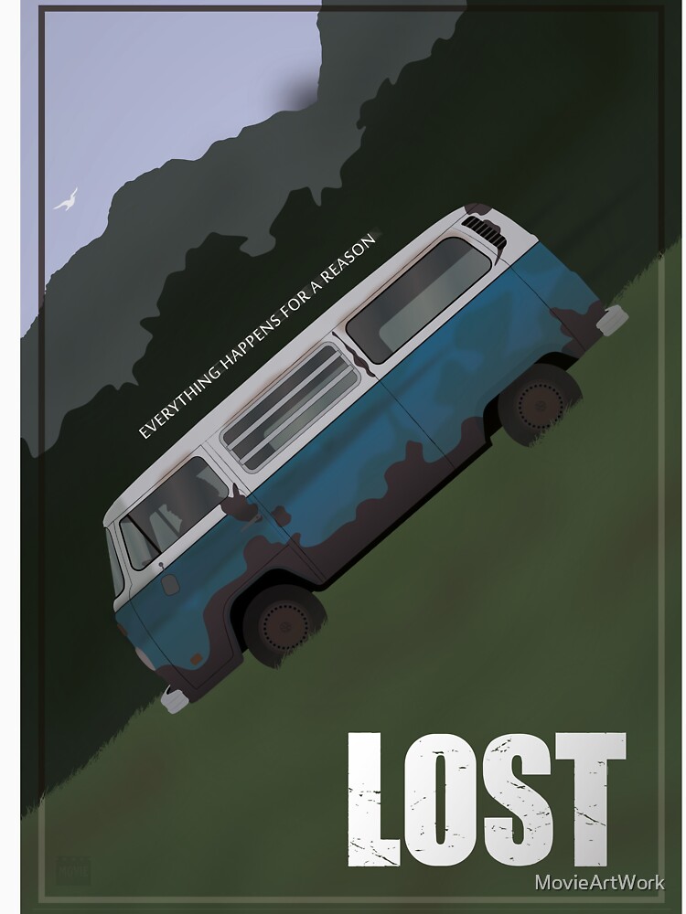 "Hurley in the Dharma Initiative Van" T-shirt for Sale by MovieArtWork ...