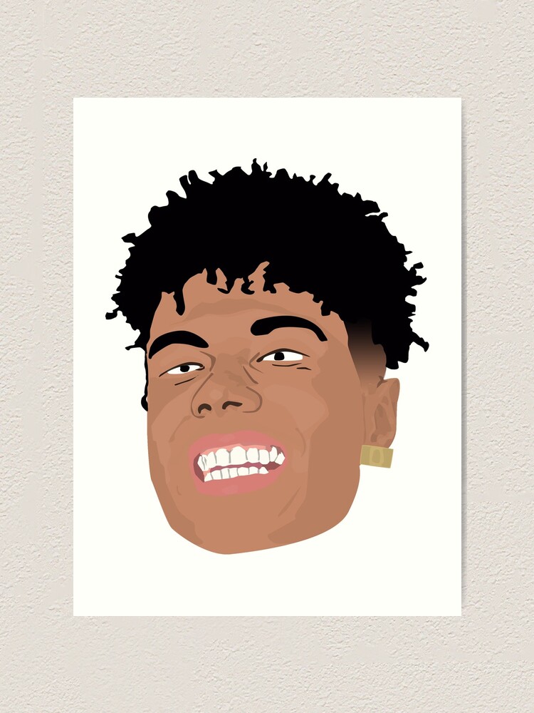 "Blueface" Art Print for Sale by chamberedlouie | Redbubble