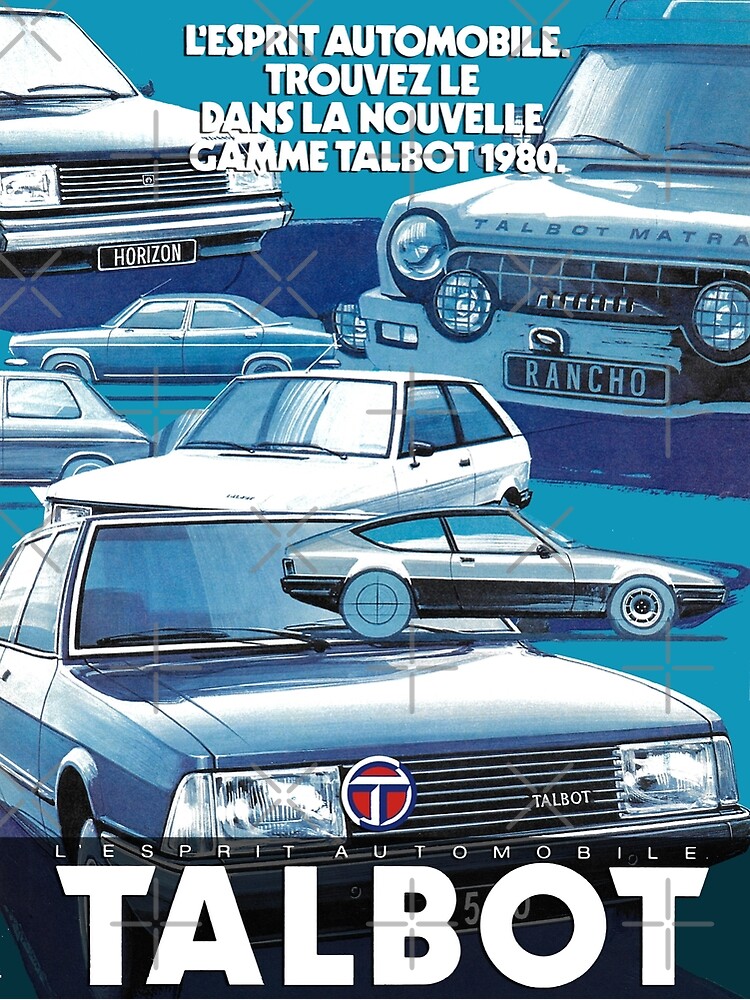"TALBOT CARS BROCHURE" Poster by ThrowbackMotors | Redbubble