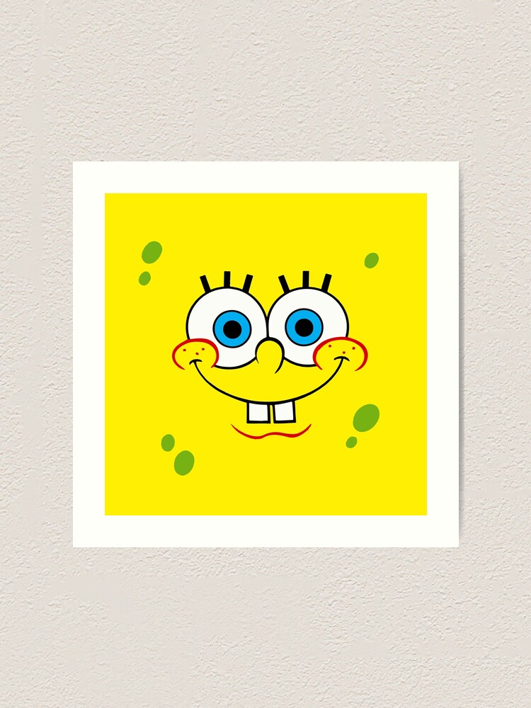 "Spongebob Squarepants Face" Art Print for Sale by Spider-Mayne | Redbubble