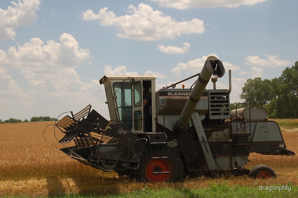 "Gleaner F combine" by dragonphly | Redbubble