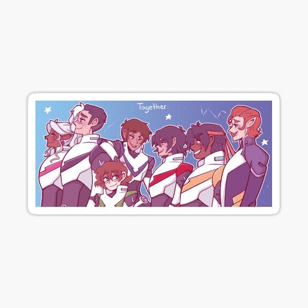 "together" Sticker for Sale by DaPandaBanda | Redbubble