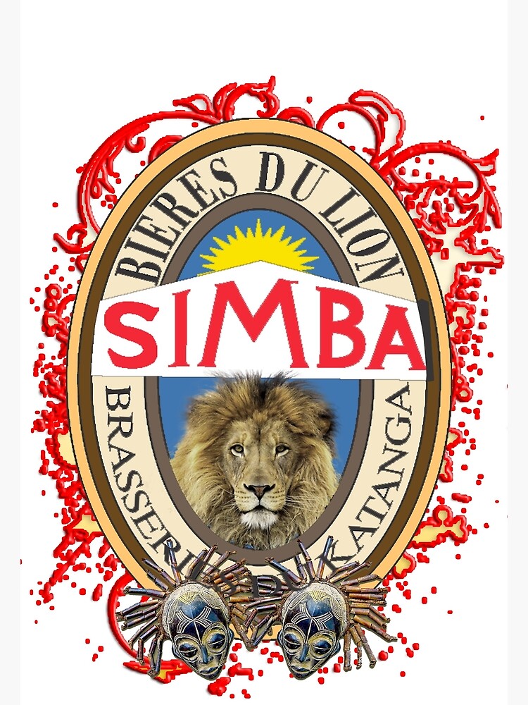 Póster «Simba Beer, la cerveza número uno de Congos» de flitgit | Redbubble