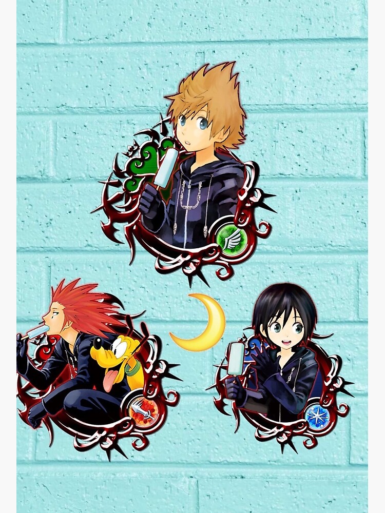 Póster «Kingdom Hearts-Roxas, Axel, y Xion toon edit» de SmolYoonbum ...