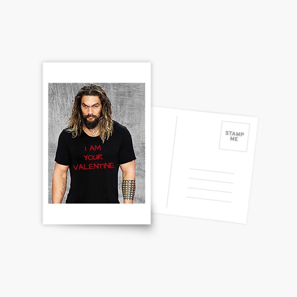 "Jason Momoa, Valentine's day, greeting card, good vibes, love ...