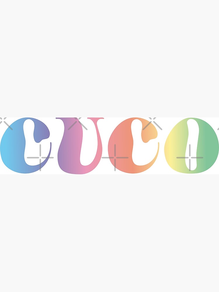 "Cuco Rainbow" Poster for Sale by carolyn-castro | Redbubble