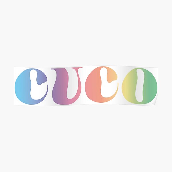 "Cuco Rainbow" Poster for Sale by carolyn-castro | Redbubble