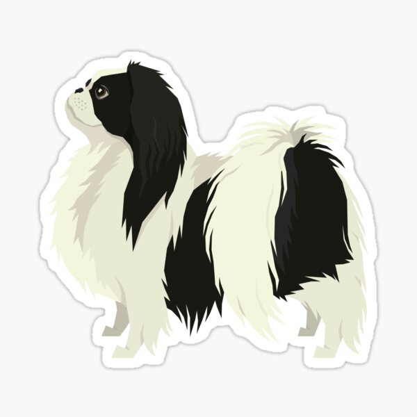 Japanese Chin Stickers | Redbubble