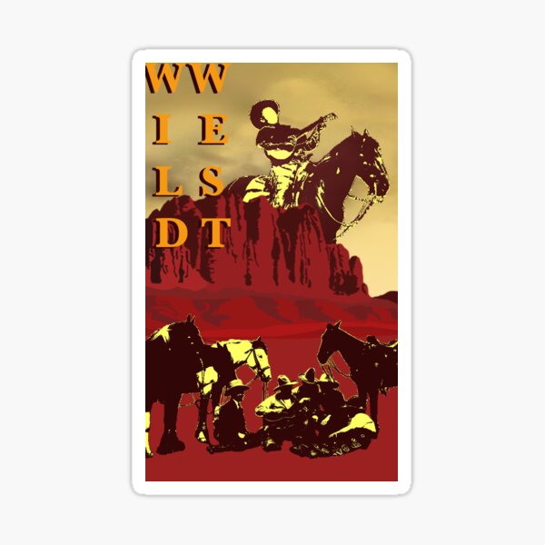 "Wild West" Sticker by Jacko-2026 | Redbubble
