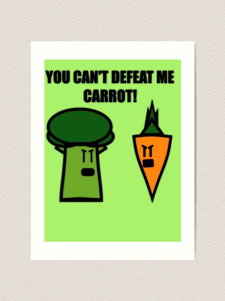 "Dragon Ball - Carrot VS Broccoli (Goku VS Broly)" Art Print by ...