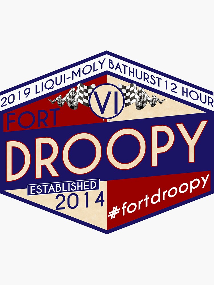 "Fort Droopy Official Logo 2019" Sticker for Sale by deegs78 | Redbubble