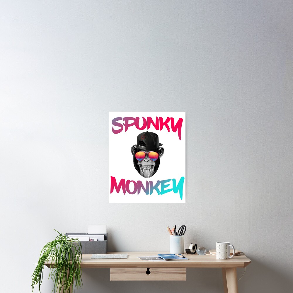 Póster «Cumpleaños Spunky Monkey» de EduardBeck | Redbubble
