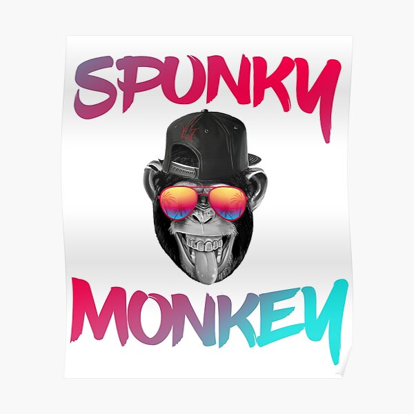Póster «Cumpleaños Spunky Monkey» de EduardBeck | Redbubble