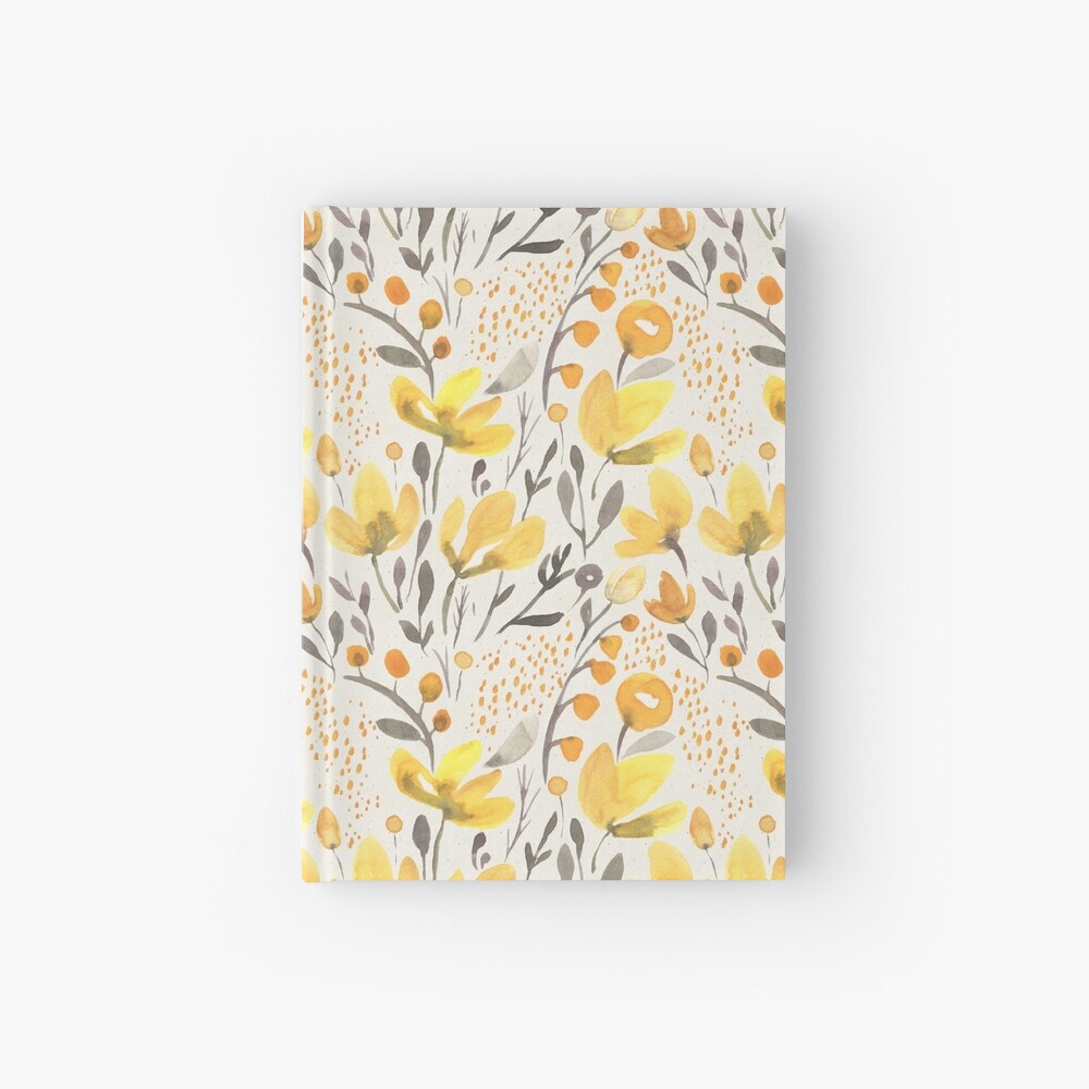 "Yellow field" Hardcover Journal for Sale by irtsya | Redbubble