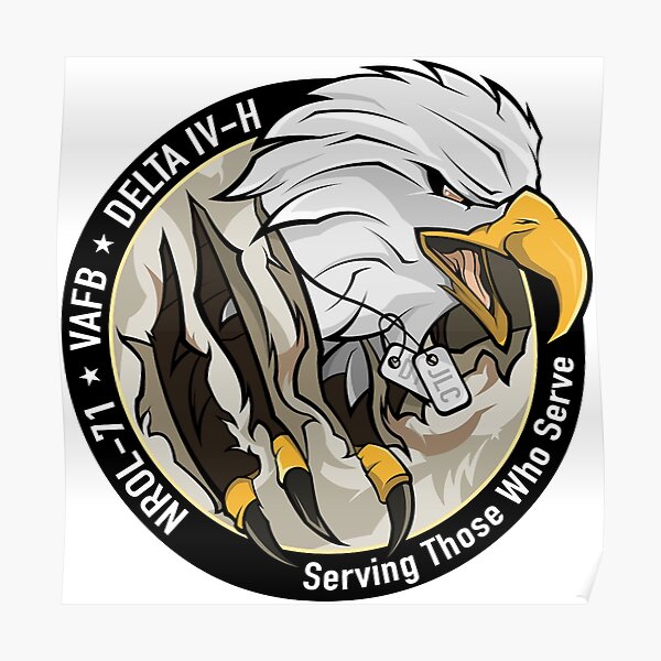 "The Official Program Logo of NRO-71" Poster for Sale by Quatrosales ...